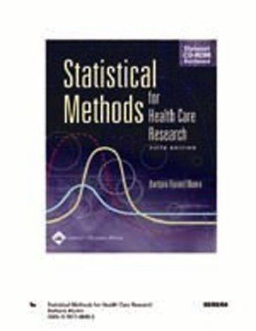 Statistical Methods for Health Care Research Edition:5th ISBN ...
